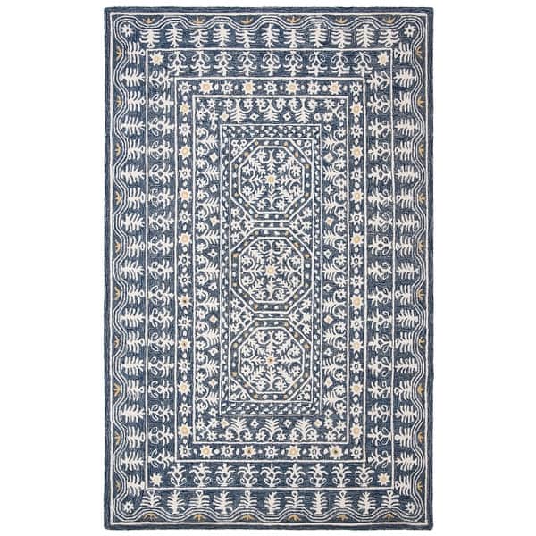 SAFAVIEH Handmade Micro-Loop Genowefa Wool Rug - On Sale - Bed Bath ...