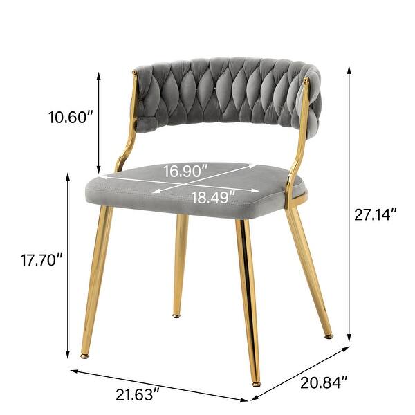 Modern Velvet Dining Chairs Set of 4 - Bed Bath & Beyond - 37909462