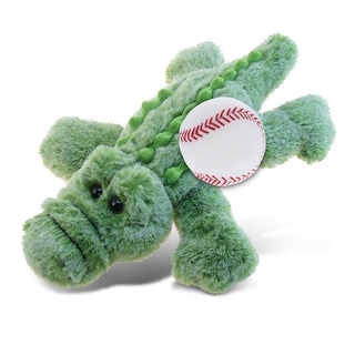 DolliBu Huggable Alligator Small Stuffed Animal with Baseball Plush ...