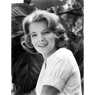 Gena Rowlands smiling in White Photo Print - Bed Bath & Beyond - 25396773
