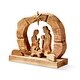 Carved Wood Nativity Scene Decorative Figurines Holiday Decor 12x5x11 ...