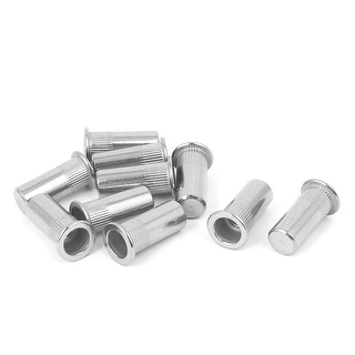 M8x27mm 304 Stainless Steel Straight Knurled Closed End Rivet Nut ...