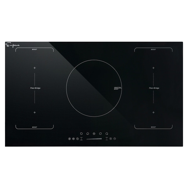 Built-In 30-in 4 Elements Electric Induction Cooktop Including Bridge ...