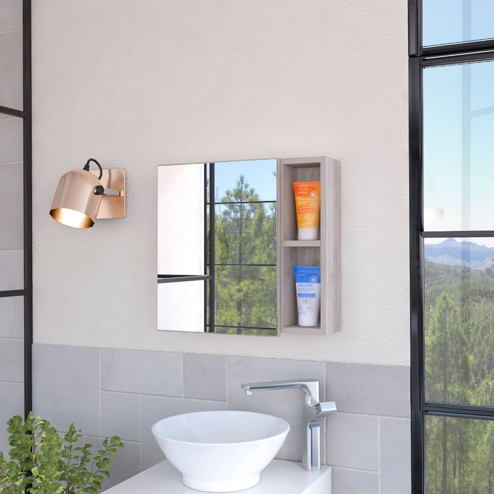 Narrow medicine cabinet with mirror store