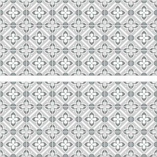 RoomMates Galway Gray Tile Backsplash Peel And Stick Giant Wall Decals ...