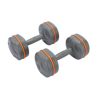 11LB/PC Weight Hand Dumbbell Pair/ Body Sculpting Dumbbell Set - Bed ...