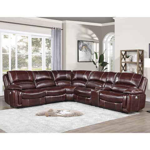 Leather, Power Recline Sectional Sofas - Overstock