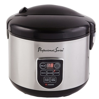Professional Series 20-Cup Digital Rice Cooker Stainless Steel - Bed ...