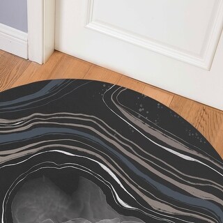 SPECKLED QUARTZ MIDNIGHT Doormat By Kavka Designs - Bed Bath & Beyond ...
