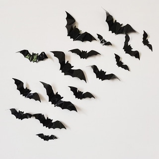 80 pcs 3D Bat Wall Decor Stickers Wall Decals - Bed Bath & Beyond ...