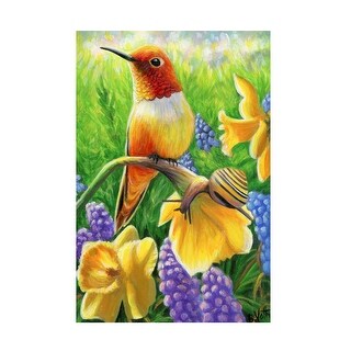 Bridget Voth 'Spring In The Garden 9' Canvas Art - Bed Bath & Beyond ...