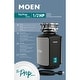 Moen GX 1/2 HP Continuous Garbage Disposal with SoundSHIELD - Stainless ...