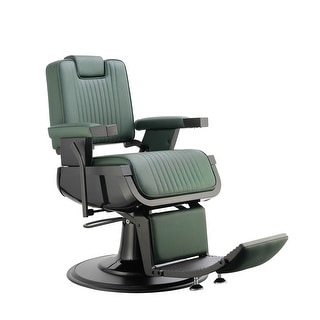 SHERMAN Heavy Duty Barber Chair Reclining Barbershop Styling Chair ...