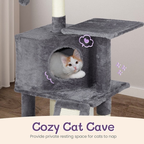 dark grey cat tree