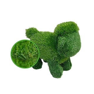 Standing Green Sheep Turf Animal Topiary Greenery Outdoor Accent - Bed ...