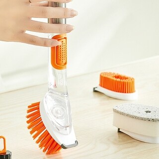 1 Set Strong Desmearing Dish Soap Brush AntiSlip Tpr Removable Head ...