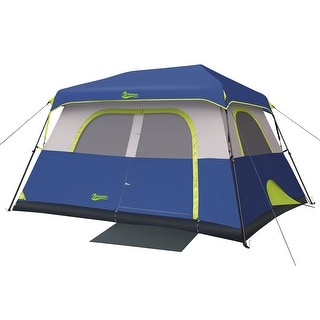 Instant Cabin Tent, 6 Person Camping Tent Setup in 60 Seconds with ...
