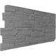 Cascade Stacked Stone, EverStone Faux Stone Siding Panel - Bed Bath ...