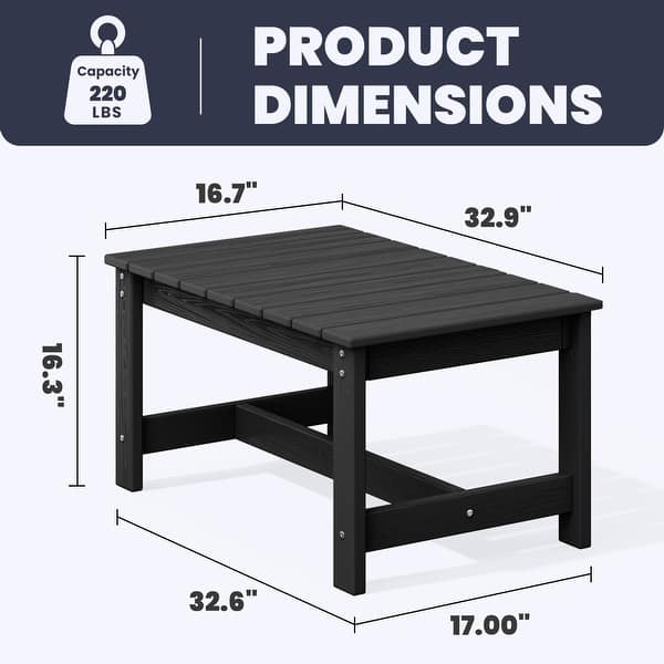 rectangular coffee table dimensions