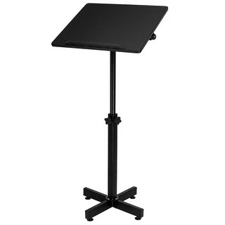 Multifunctional Lectern Stand Portable Adjustable Height Podium Table ...