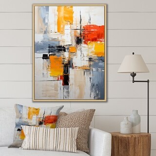 Designart "Deconstructed Colorfields Minimal Abstract I" Abstract ...