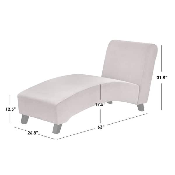 Simple Living Genevieve Chaise Lounge - Bed Bath & Beyond - 31633119
