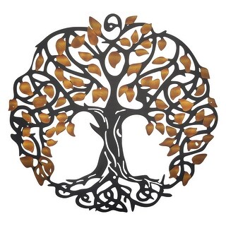 Metal Tree Wall Decor Tree of Life Wall Sculpture Decoration - On Sale ...