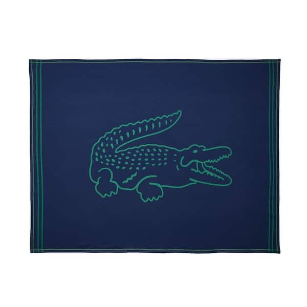 Lacoste Vintage Croc Throw - On Sale - Bed Bath & Beyond - 38424170