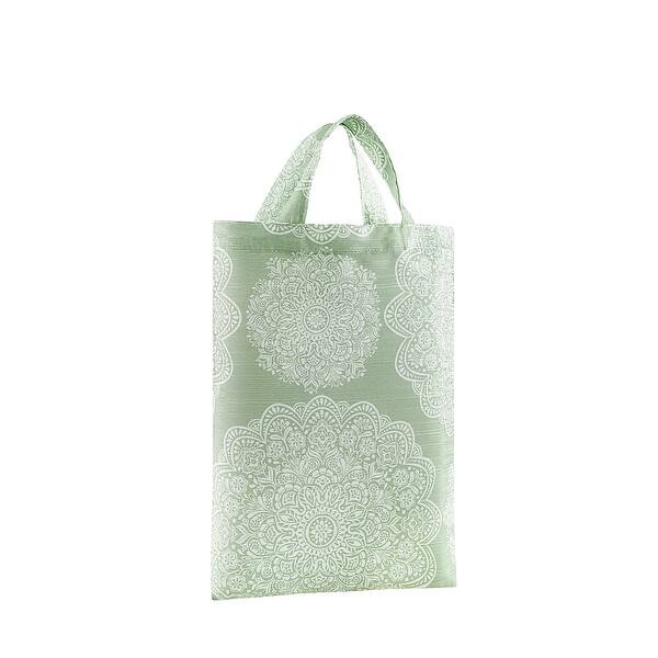 No. 918 Lyselle Medallion Print 13-Piece Shower Curtain Set, Rings ...