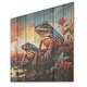 Designart "Expressionist Frog Spirit I" Frogs & Toads Wood Wall Decor ...