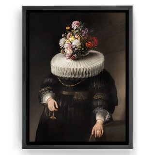 Americanflat - Flower Portrait Dutch by Chaos & Wonder Design Floating ...