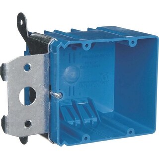 Carlon 2-Gang PVC New Work Adjustable Wall Box, 34 Cu. In. - 1 Each ...