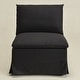 KINWELL Performance Fabric Down Fill Slipcover Dining Banquette - Bed ...