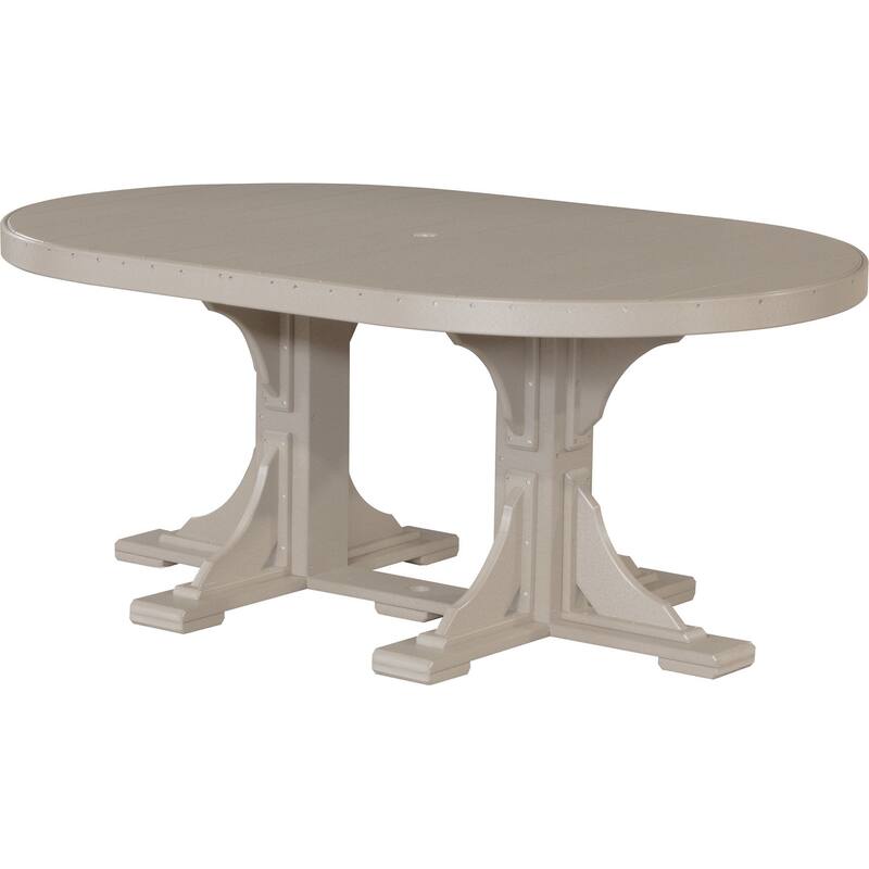Poly Lumber Round Dining Table Set with Island Chairs - Overstock ...