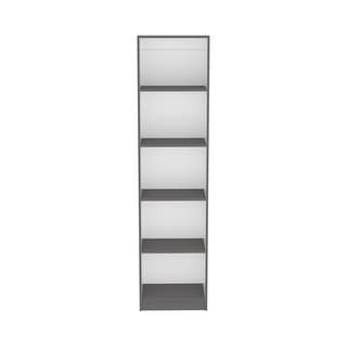 Bookcase Benzoni, Office, Matt Gray / White - Bed Bath & Beyond - 43818705