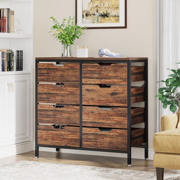 Wide Chest of Drawers for Closet, Drawer Cabinet Storage Drawers - Bed ...