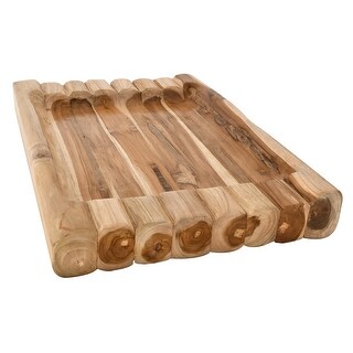 Double Teak Branch Board - 19.5 x 2 x 14.5 inches - Bed Bath & Beyond ...