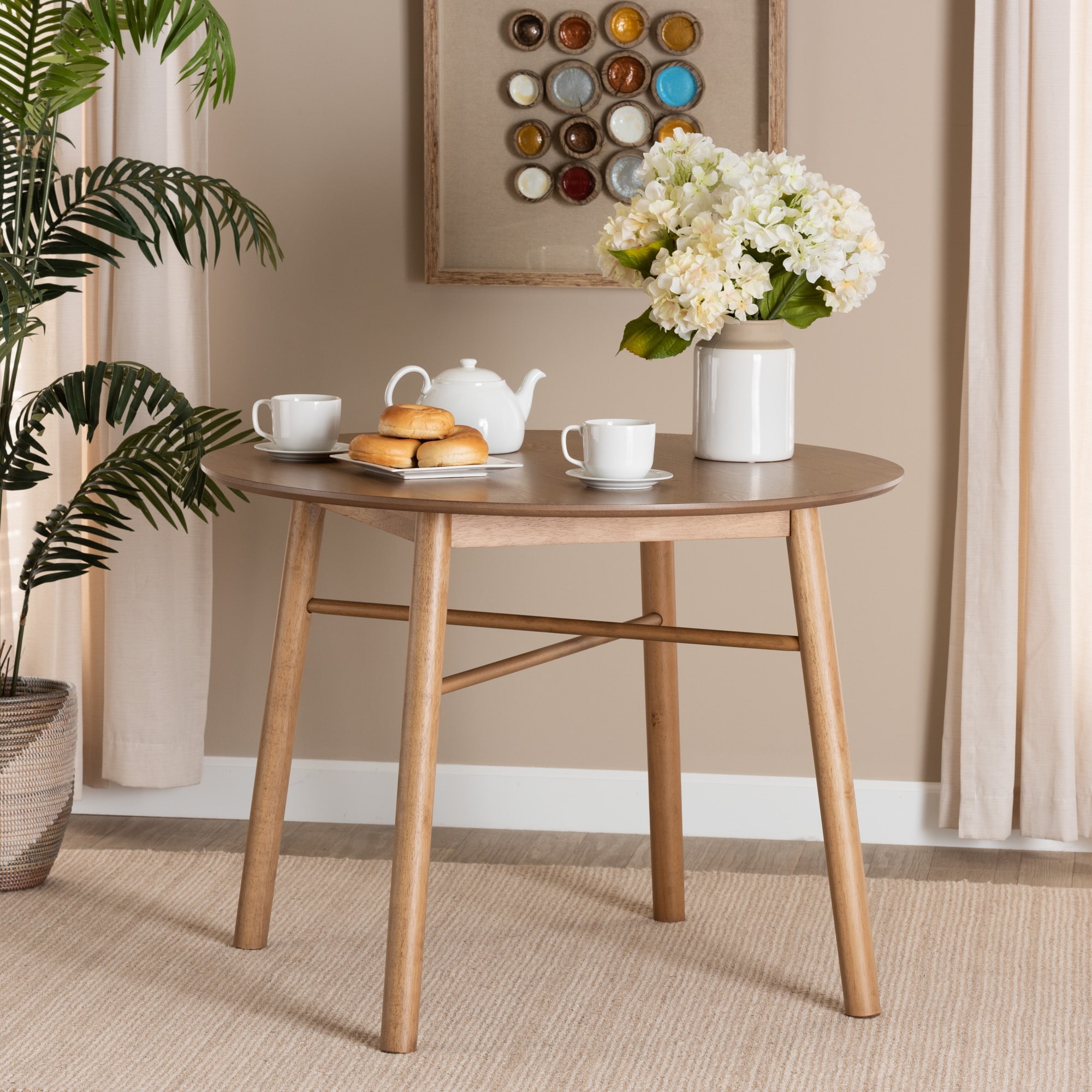 Middlebrook Contemporary Minimal Solid Wood Dining Table - On Sale ...