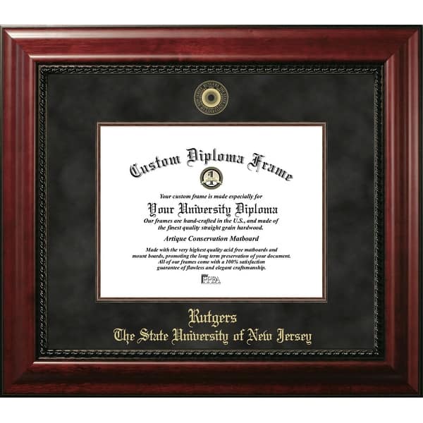 Rutgers University 11w x 8.5h Executive Diploma Frame - Bed Bath ...