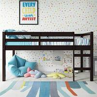 Living Milton Twin Junior Loft Bed in Espresso - Bed Bath & Beyond ...