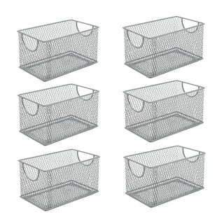 All-Purpose Wire Mesh Storage Baskets, Organize Your Home with Open Bin ...