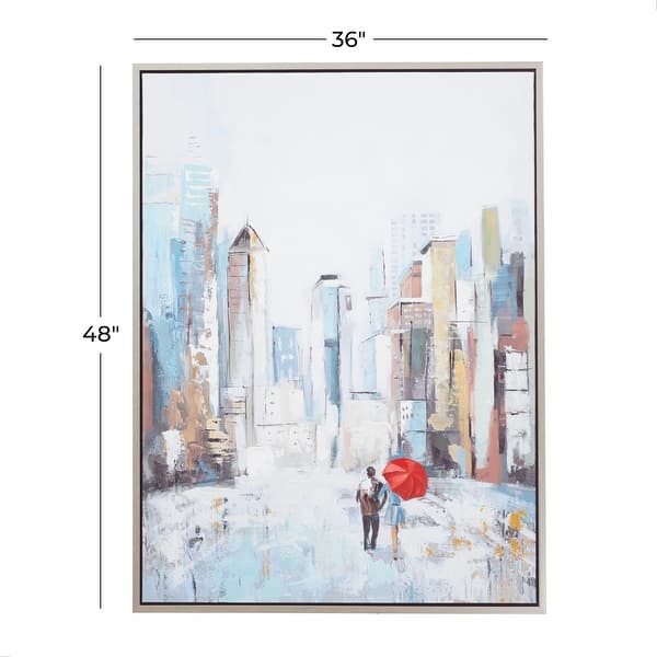 Multi Polystone Contemporary Framed Wall Art - Bed Bath & Beyond - 34362971