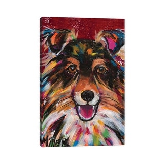 iCanvas "Sheltie Smile" by Tracy Miller Canvas Print - Bed Bath ...