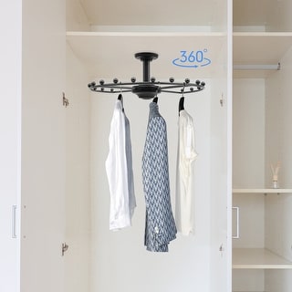 Rotating Round Closet Rod Clothes Hanger Rack - Bed Bath & Beyond ...
