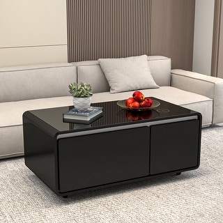 Modern Smart Coffee Table with Built in Fridge - Bed Bath & Beyond ...
