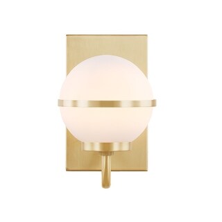 Aspen Creative 1 Light Indoor Wall Fixture, Warm Brass - Warm Brass ...