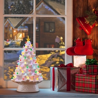 18" Nostalgic Ceramic Tree - White - Bed Bath & Beyond - 39047342