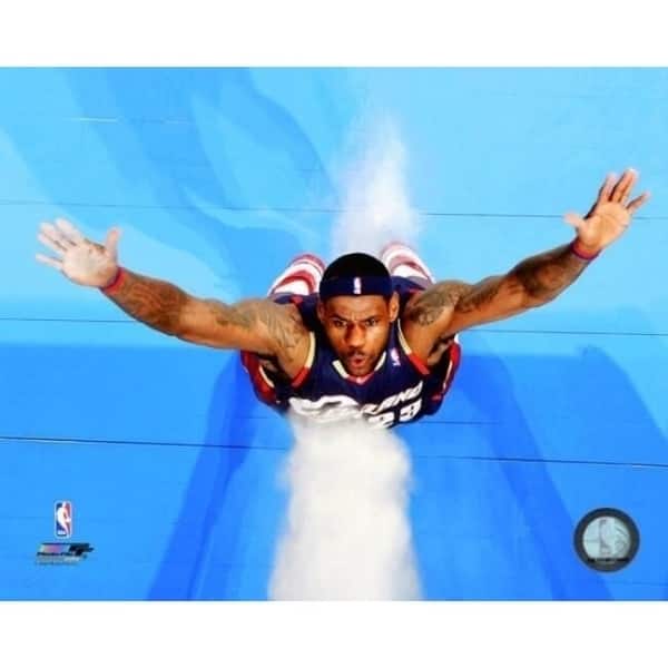 Lebron James 200809 PreGame Ritual Photo Print Item Varpfsaaks244 - Bed ...