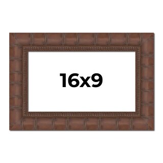 16x9 Frame Pewter Solid Wood Picture Frame Width 1.625 Inches ...