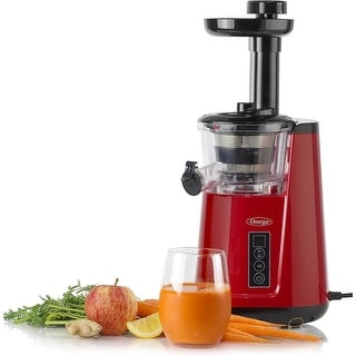 Vertical Masticating Juicer, 65 RPM Compact Cold Press Juicer Machine ...